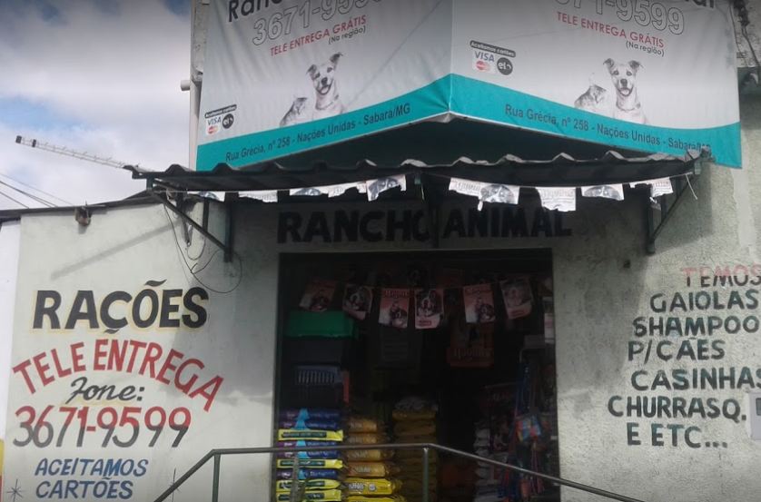 Casa de Ração Rancho Animal em Sabará - MG
